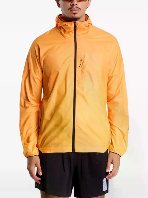 Adidas Terrex Xperior Windweave Logo-print Jacket - Orange
