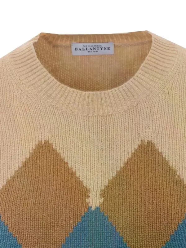 BALLANTYNE Argyle-knit Sweater