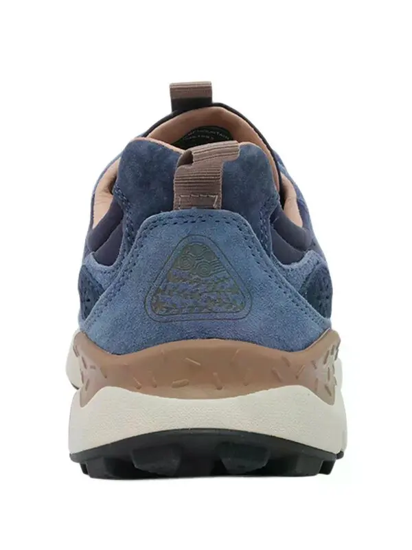 FLOWER MOUNTAIN Yamano 3 Suede-panelled Sneakers - Blue