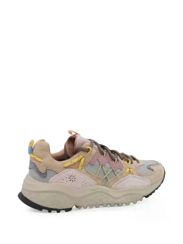 FLOWER MOUNTAIN Yamabushi Suede-panelled Sneakers