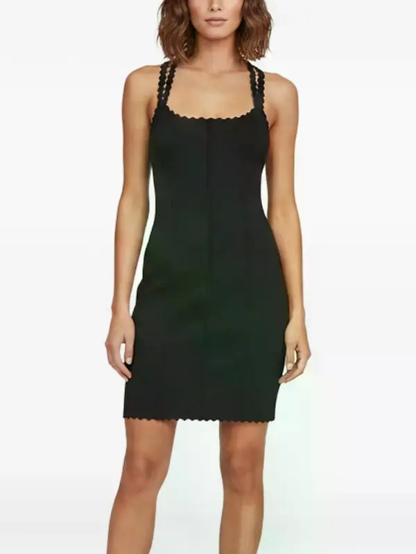 Victoria Beckham Vb Body Rib-knit Mini Dress
