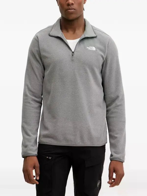 The North Face Glacier Quarter-zip Fleece Sweater - Grey