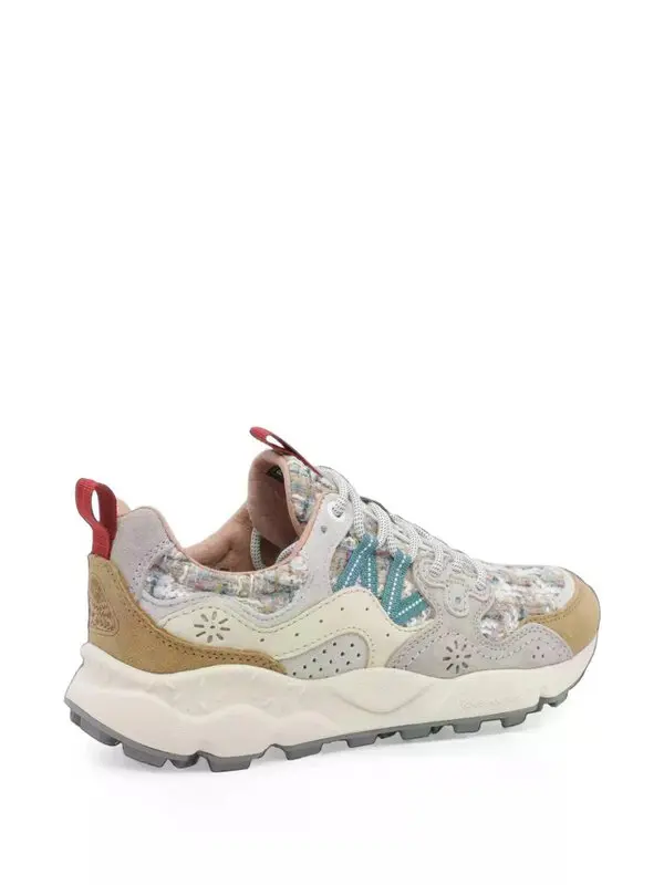 FLOWER MOUNTAIN Yamano 3 Bouclé-panelled Suede Sneakers