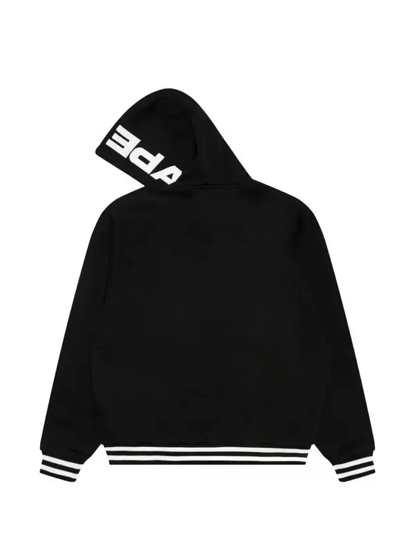 AAPE BY *A BATHING APE Aapenow Moonface Logo-patch Zip-up Hoodie