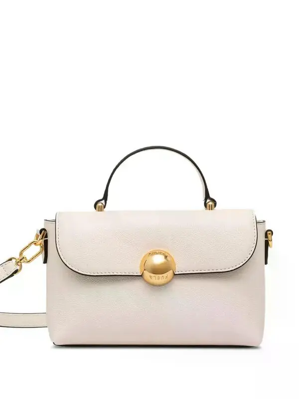 Furla Mini Moonlight Leather Tote Bag - Neutrals