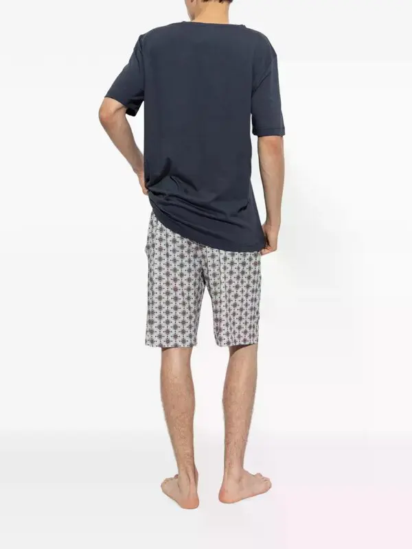 Hanro V-neck T-shirt Pyjama Set