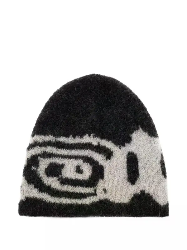 ROA Logo-intarsia Beanie Hat