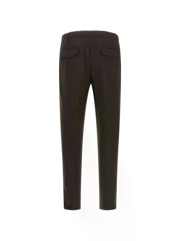 LARDINI Drop Elasticated-waist Trousers