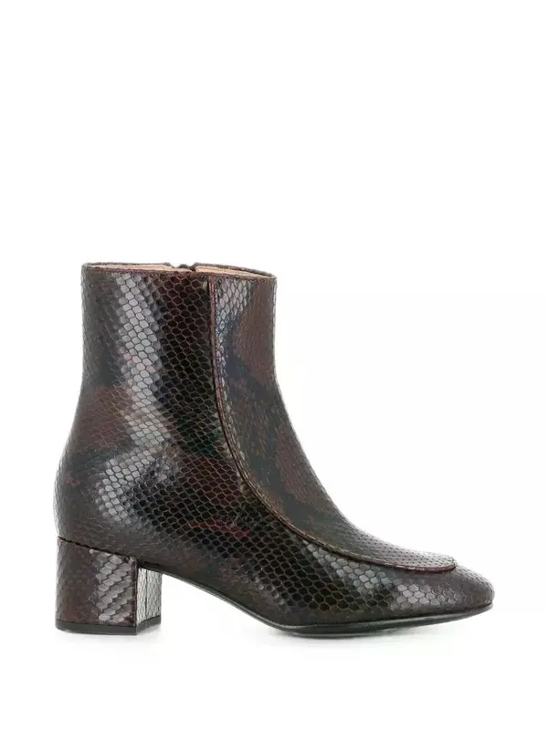 TASSINARI Wanda Python-effect Ankle Boots