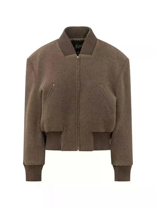 THE SEAFARER Clara Zip-up Bomber Jacket