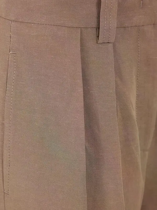 DRHOPE Pleated-detail Bermuda Shorts