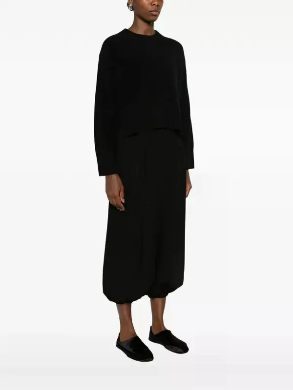 C.T.PLAGE Ribbed-trim Wool Sweater