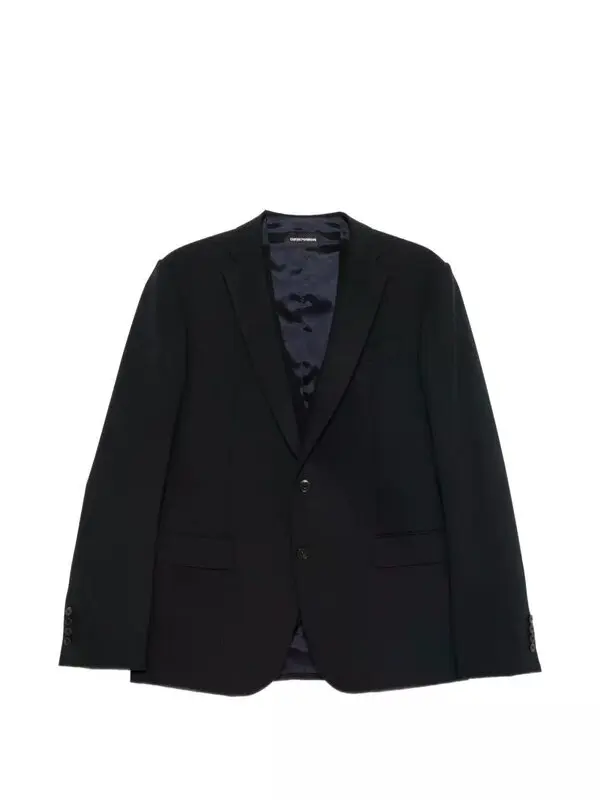 Emporio Armani Single-breasted Suit - Black