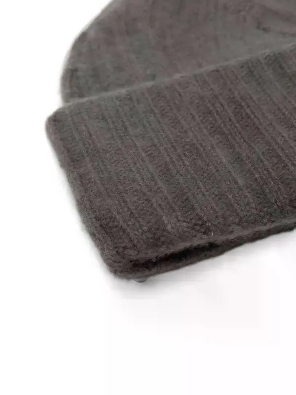 LISKA Lina Ribbed-knit Beanie Hat