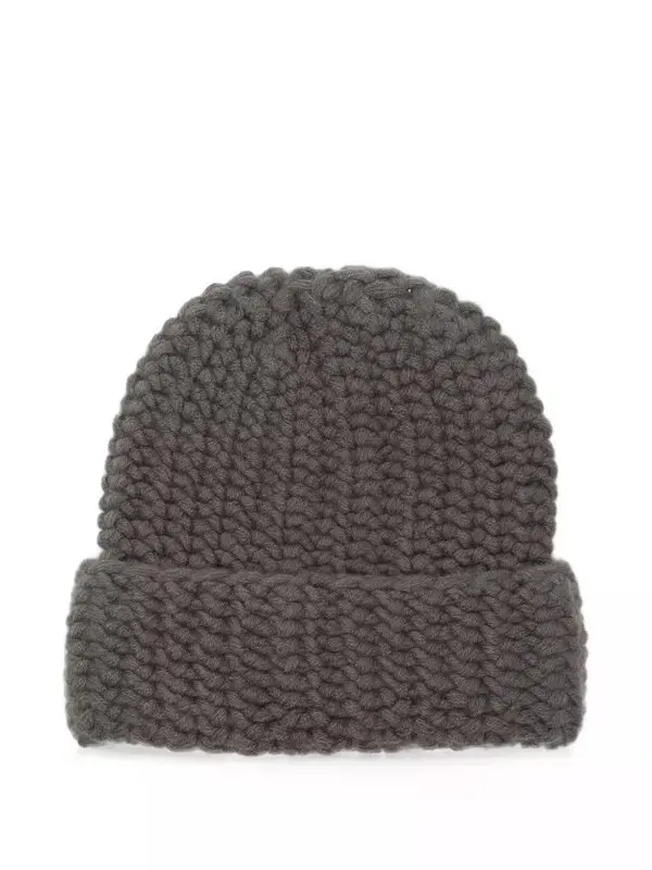 LISKA Arala Chunky-knit Cashmere Beanie Hat
