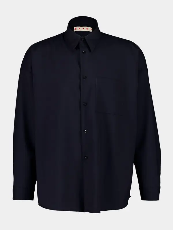 Marni Deep Tropical Wool Shirt