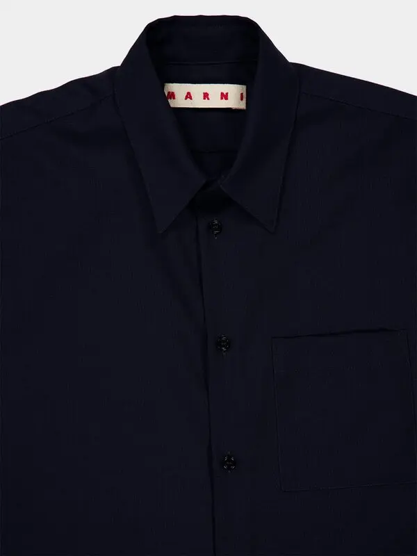 Marni Deep Tropical Wool Shirt