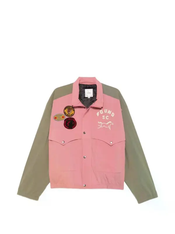 FOUND Patch-detail Panelled Windbreaker