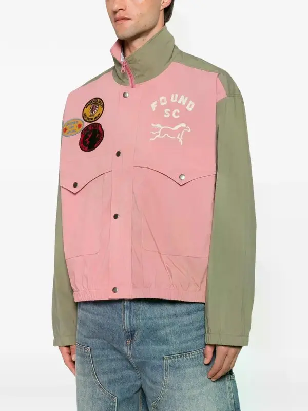 FOUND Patch-detail Panelled Windbreaker