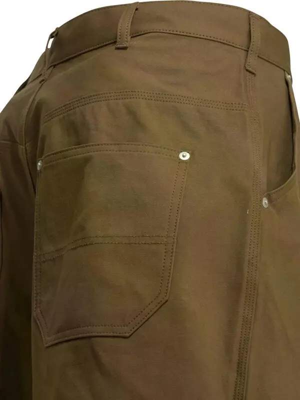 Comme Des Garçons Pleated Cotton Shorts