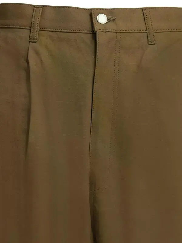 Comme Des Garçons Pleated Cotton Shorts