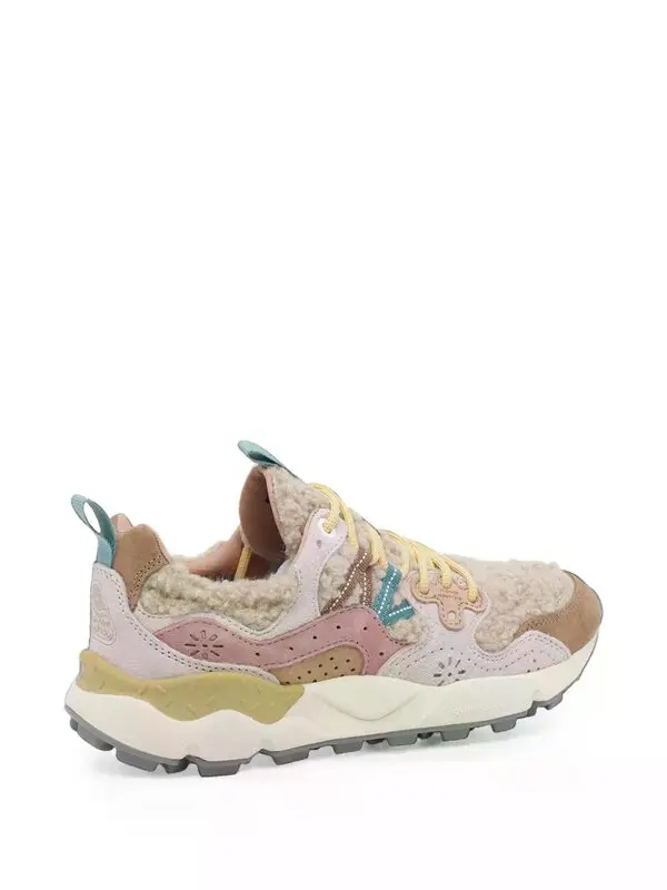 FLOWER MOUNTAIN Yamano 3 Shearling-effect Panelled Sneakers