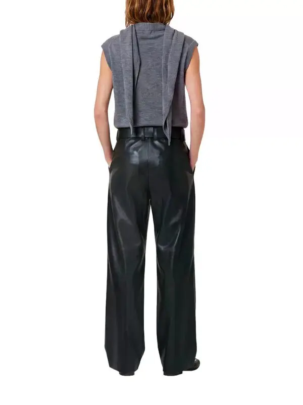 NICHOLAS Button-up Draped Sweater