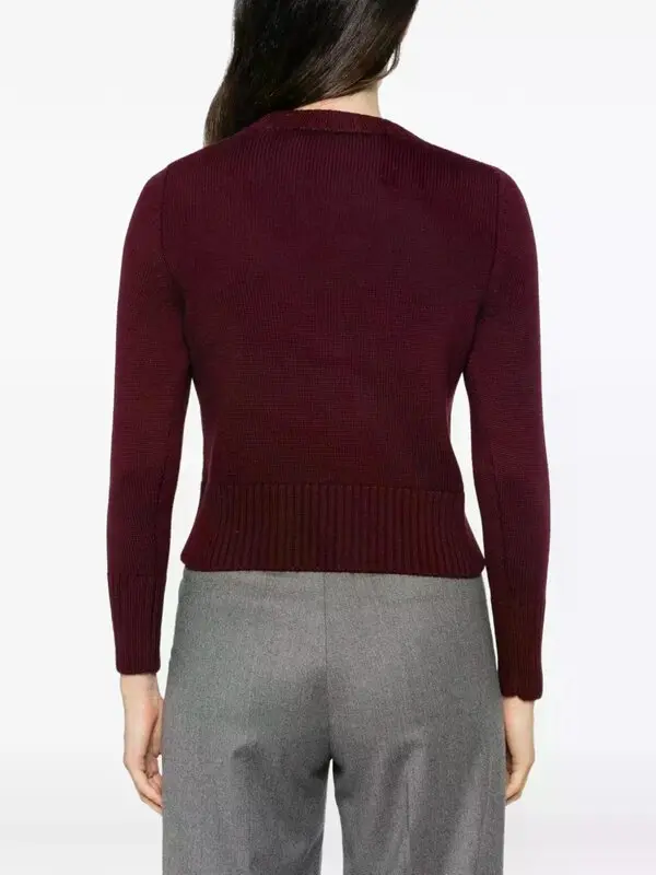 Alpha Studio Ribbed-knit Wool Sweater