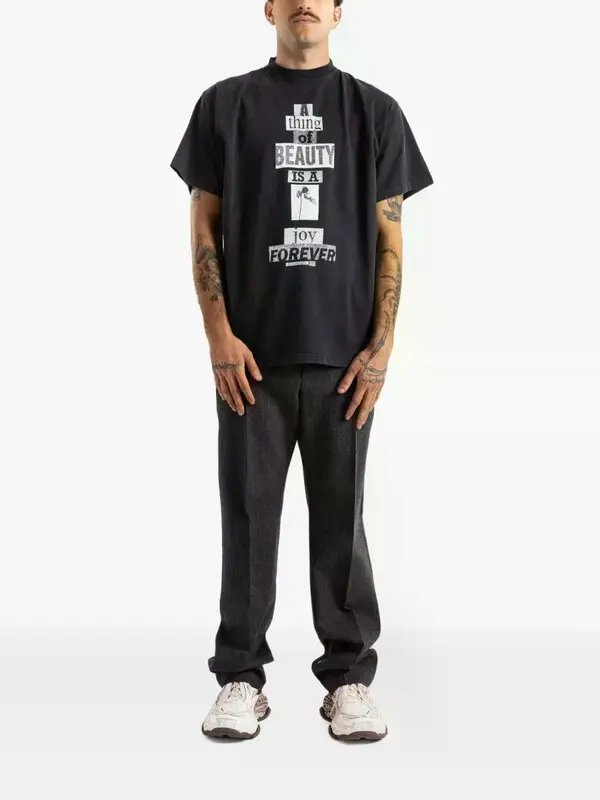 Balenciaga Slogan-print Oversized T-shirt