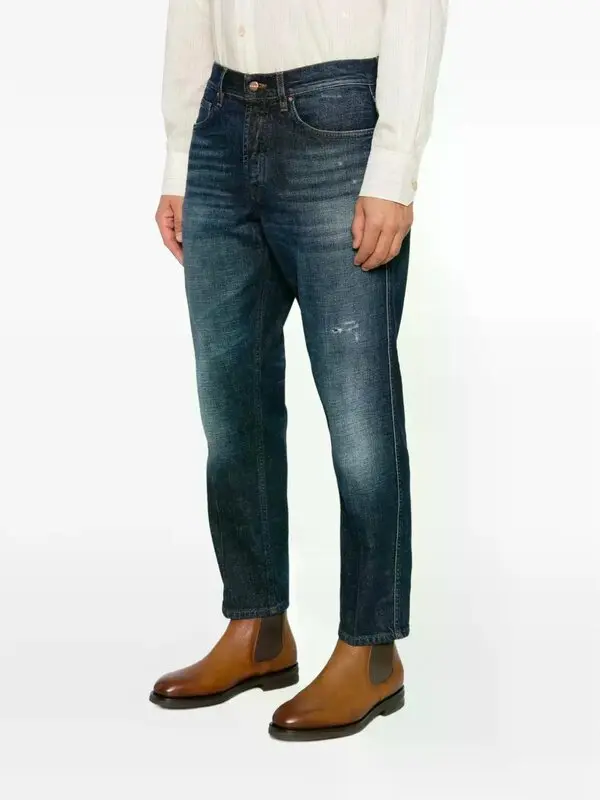 DON THE FULLER Faded Distressed-effect Jeans