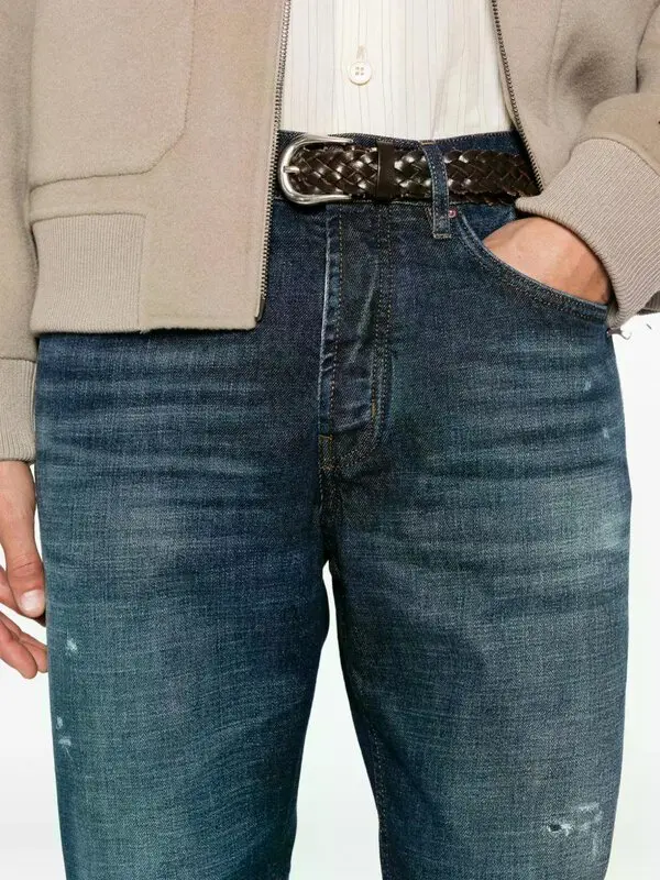 DON THE FULLER Faded Distressed-effect Jeans