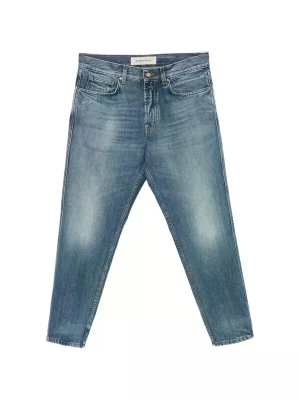DON THE FULLER Faded Straight-leg Jeans