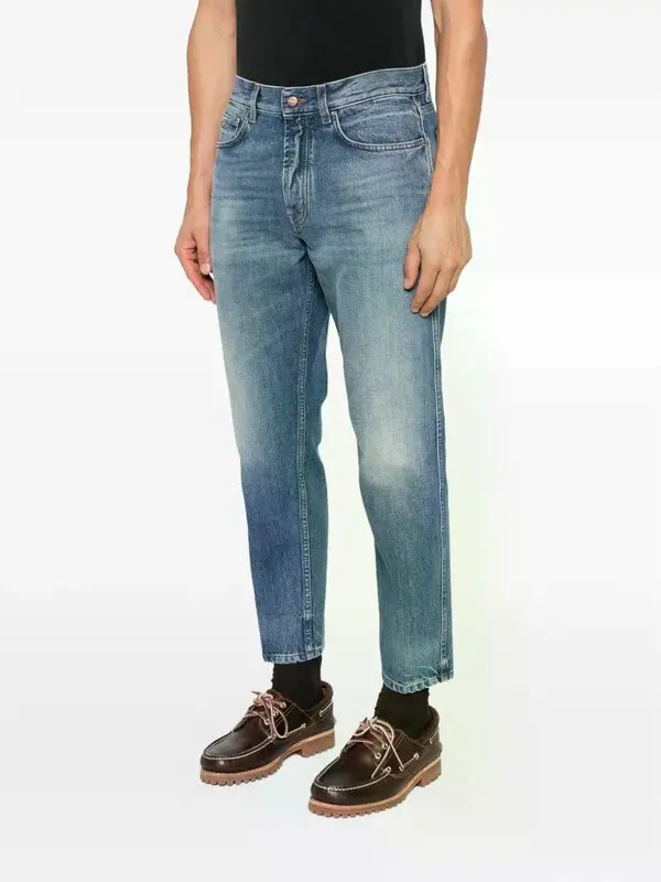 DON THE FULLER Faded Straight-leg Jeans