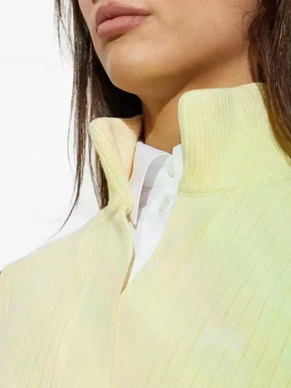 Loewe Ribbed-knit Layered-effect Mini Dress