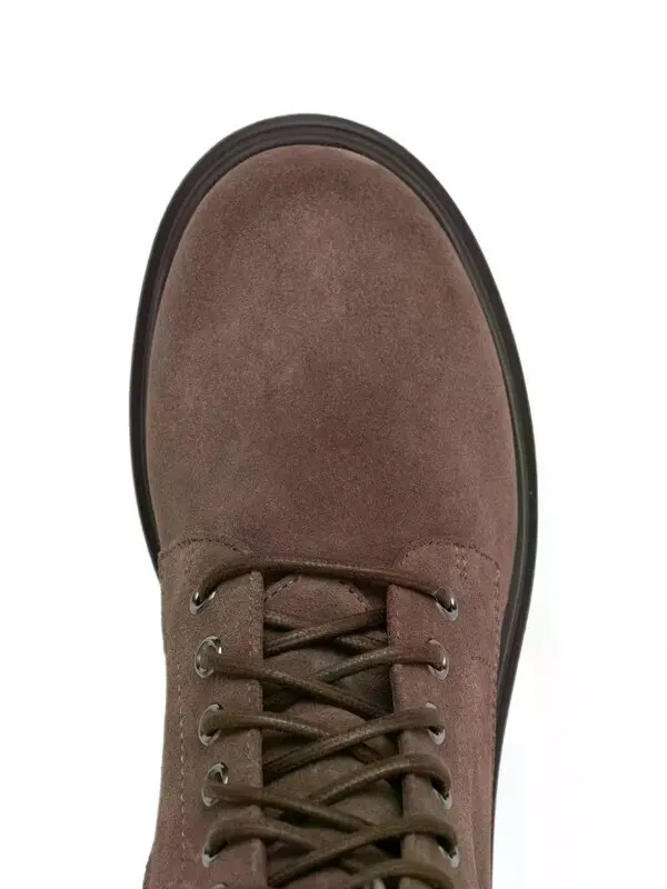 LE SILLA Lace-up Suede Boots