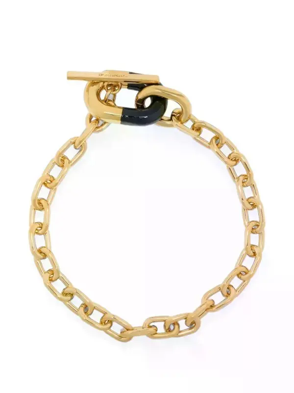 Rabanne Link-chain Toggle-fastening Bracelet - Gold