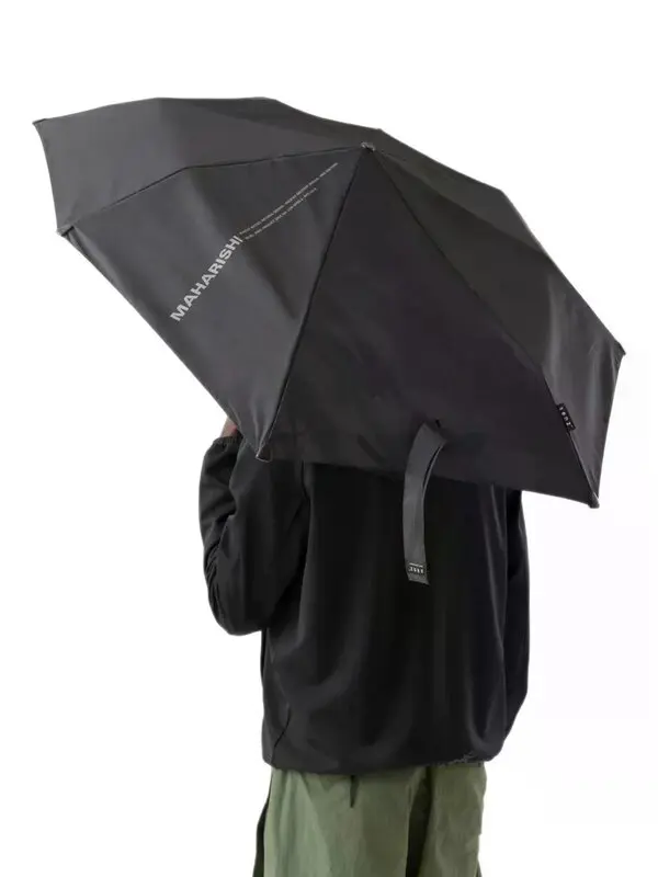 MAHARISHI Senz Camo-print Logo-print Umbrella