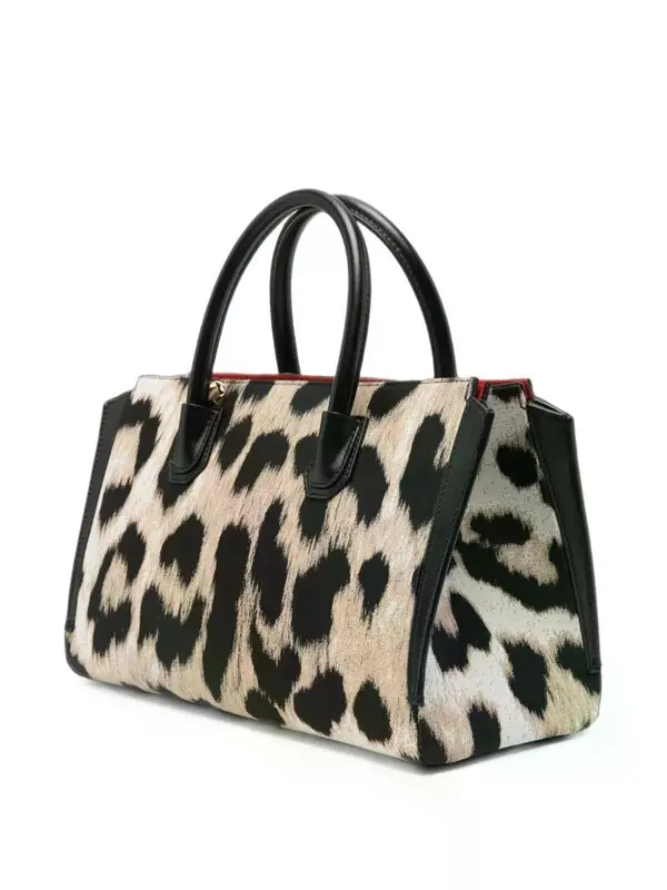 Givenchy Small Antigona Catchall Leopard-print Tote Bag