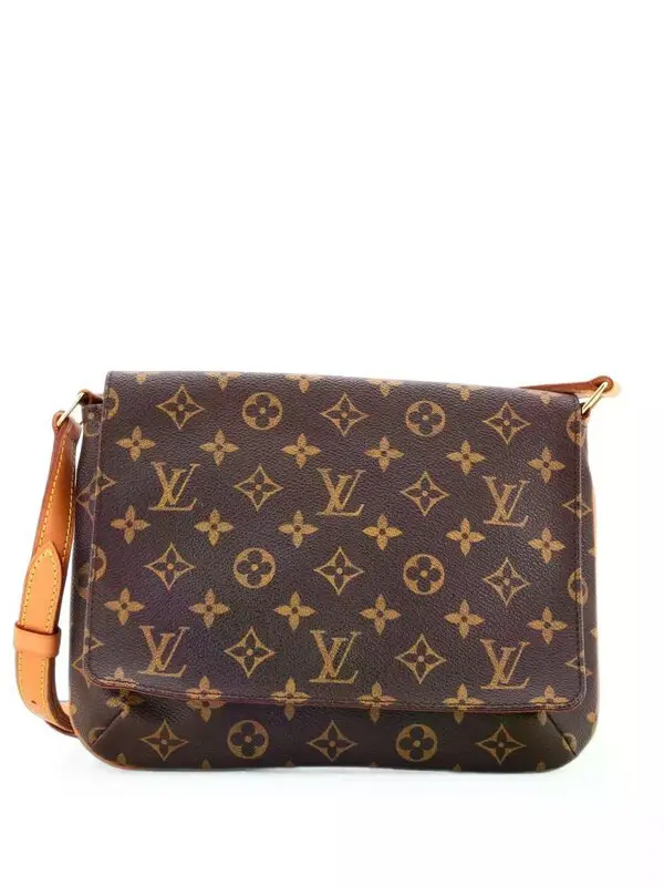 LOUIS VUITTON Musette Tango Handbag Monogram Canvas Shoulder Bag - Brown