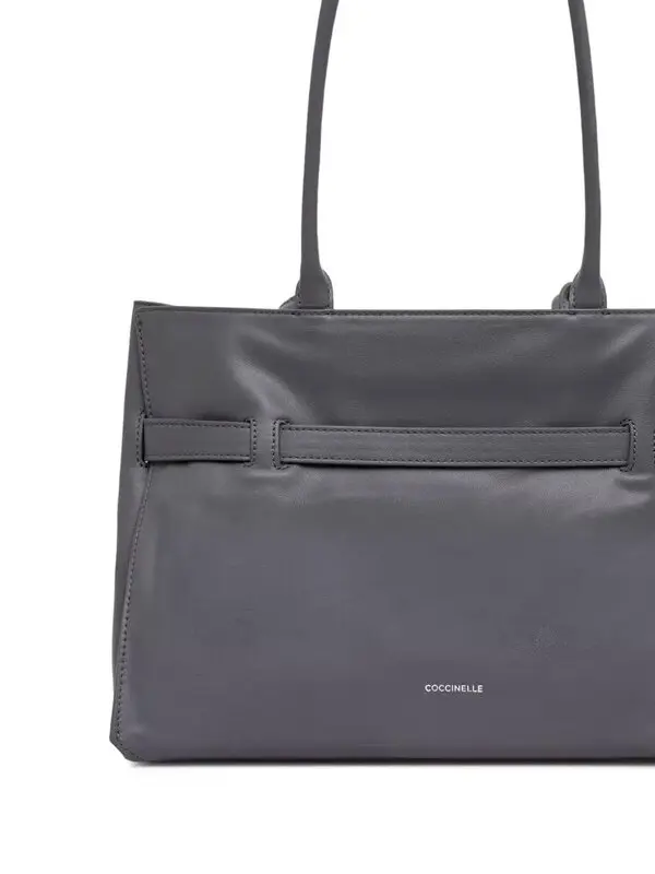 COCCINELLE Buckled Leather Tote Bag