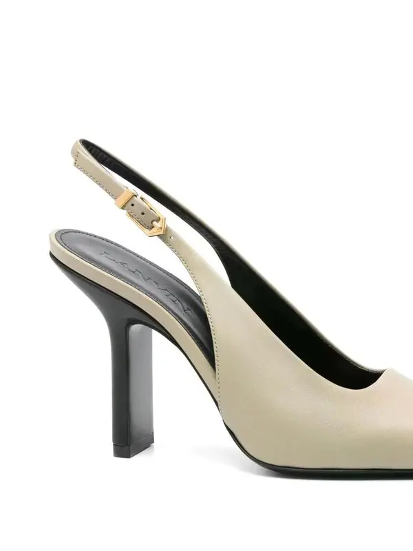 LANVIN Hell Slingback Pumps - Neutrals