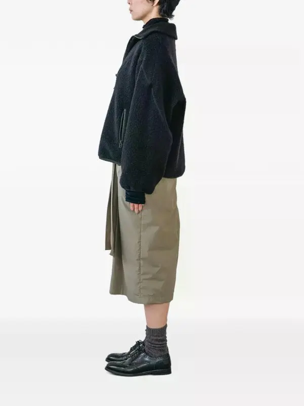 MULLER OF YOSHIOKUBO Front-tied Midi Skirt