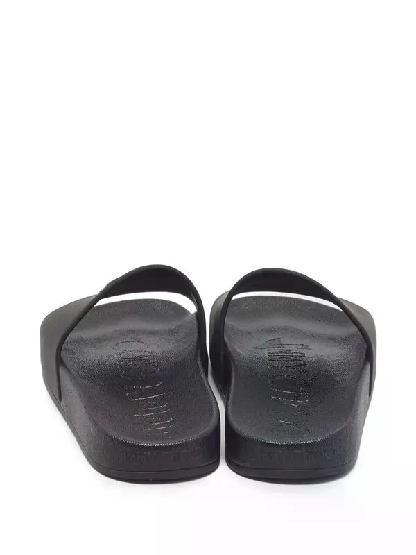 JIMMY CHOO Port Monogram Logo Slides