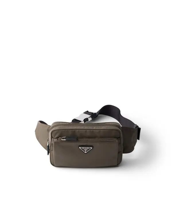 Prada Re-nylon And Saffiano Leather Belt Bag