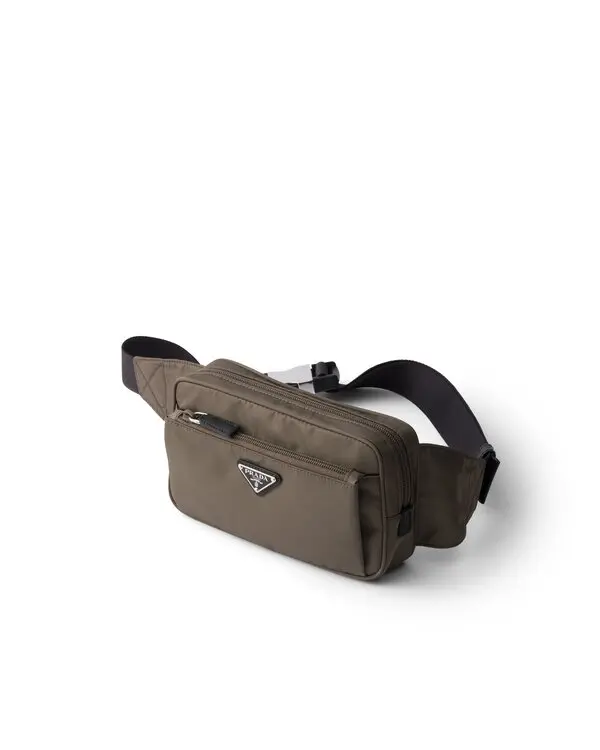 Prada Re-nylon And Saffiano Leather Belt Bag