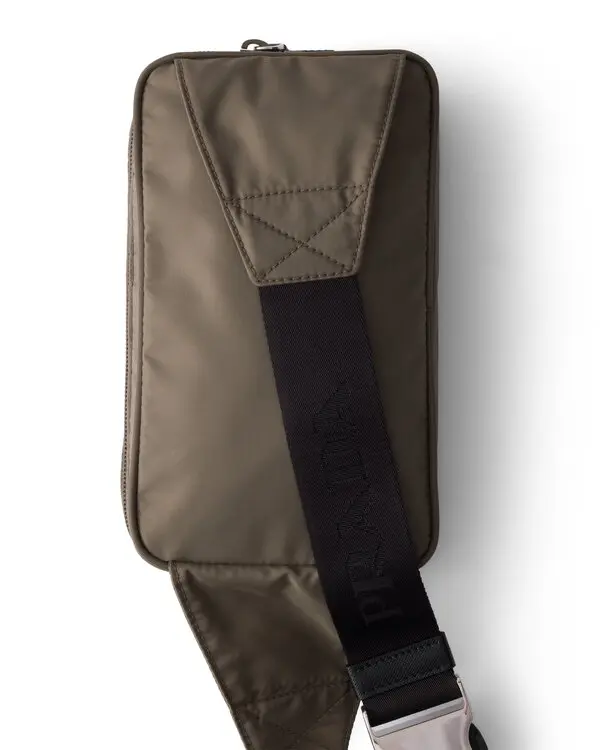 Prada Re-nylon And Saffiano Leather Belt Bag