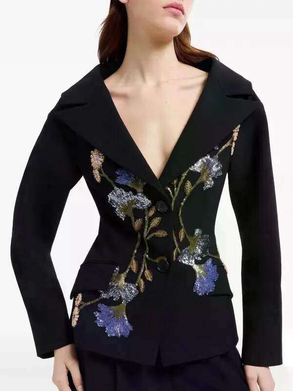 Elie Saab Embellished-details Fitted Jacket