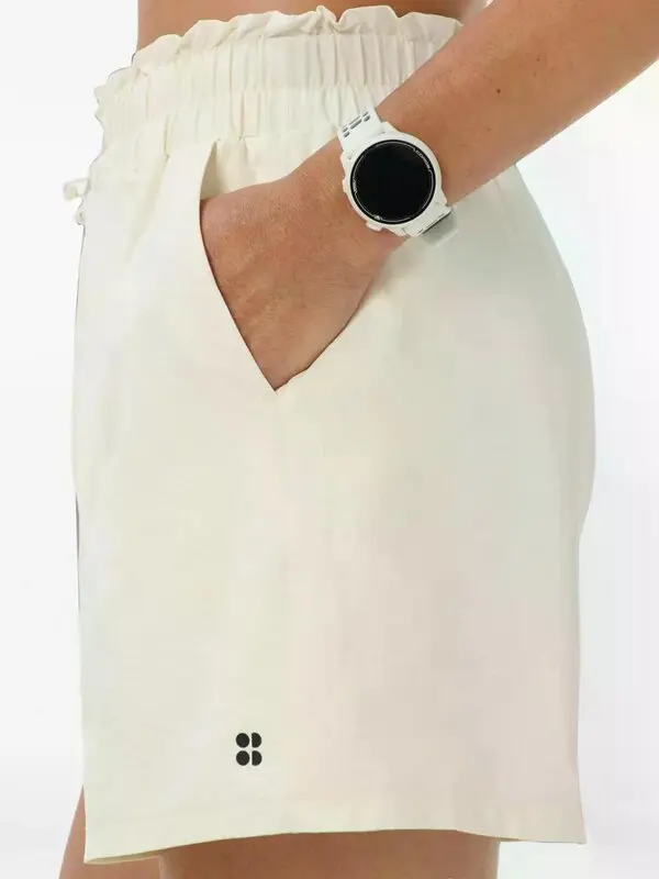 Sweaty Betty Seersucker Paperbag-waist Shorts