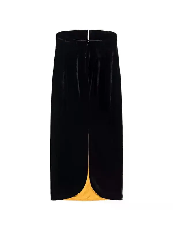 Shanghai Tang Meow Meow Midi Skirt