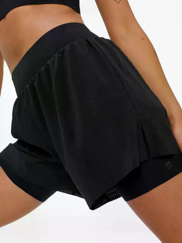 Sweaty Betty Layered Drawstring Shorts